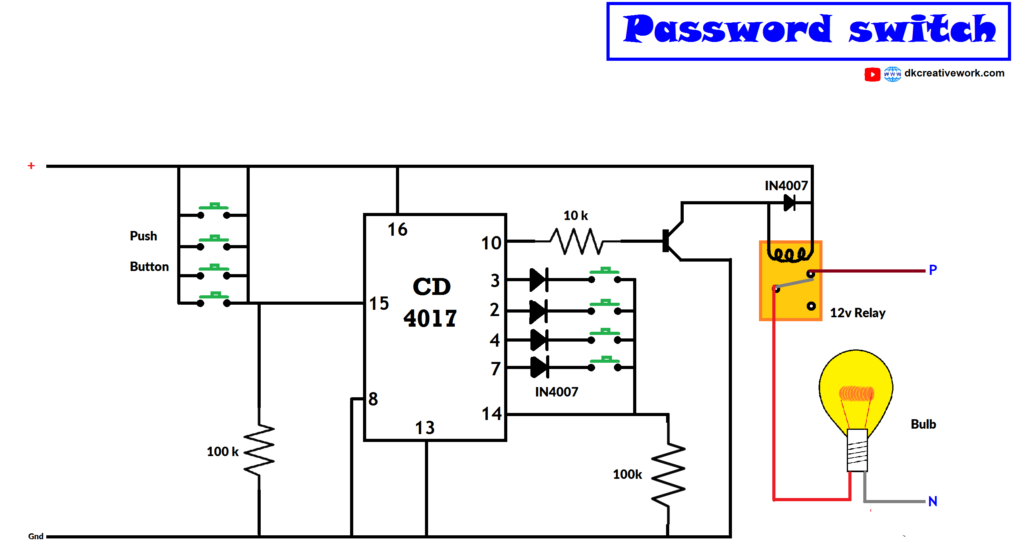 How To Make Smart Password On/Off Switch System
